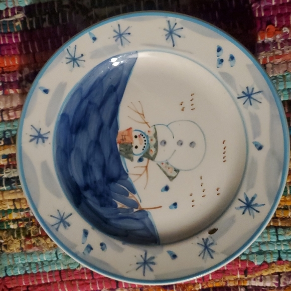 Vintage | Holiday | Vintage Snowman Plates | Poshmark